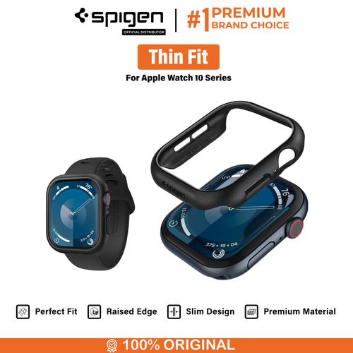 Promo Case For Apple Watch Series 10 46mm/42mm Spigen Thin Fit Slim Design HardCase For Raised ...