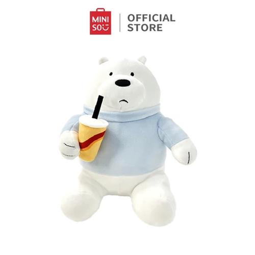Jual MINISO x We Bare Bears Seri Boneka Makanan Duduk Lucu Mainan Mewah ...