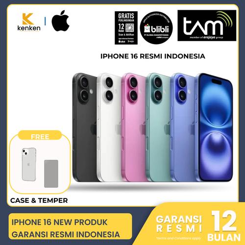 Promo Apple iPhone 16 128GB 256GB 512GB Garansi Resmi iBox/TAM/GDN Resmi Indonesia - ultramarine ...
