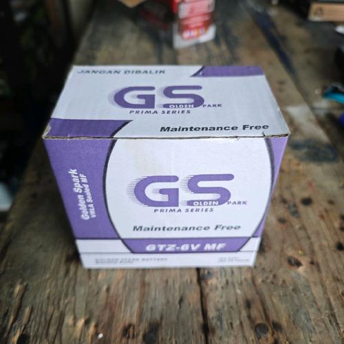 Jual AKI BATERAI KERING GS GOLDEN SPARK GTZ6V/YTZ6V 12V 6AH MOTOR VARIO ...
