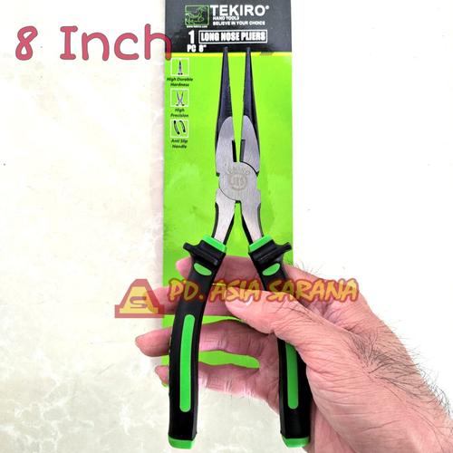 Jual Tang Lancip 8" Inch TEKIRO PL-LN0761 Long Nose Cucut Pliers (N-R) 200mm - Kab. Tangerang ...