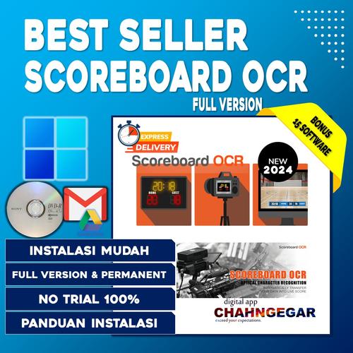 Promo Scoreboard OCR 2024 Full Permanent Software Analisa Papan Skor Pertandingan integrasi vMix ...