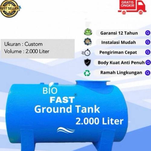 Jual ground tank, tanki air tanam, ground water tank 2000 liter Tangki ...