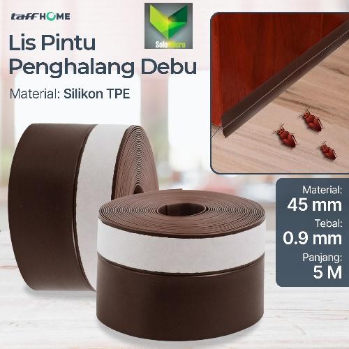 Jual TaffHOME Lis Pintu Penghalang Debu Door Seal Strip Silicone TPE 45mmx5M - Kota Surakarta ...