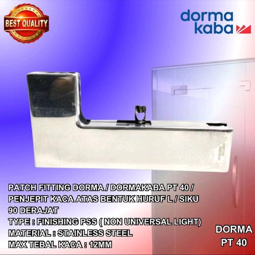 Jual Patch Fitting Glass PT 40 Dorma Kaba/DormaKaba/Penjepit Kaca Atas ...