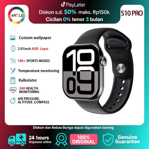 Promo TIMEVER smartwatch Layar AOD smartwatch I jam tangan pintar | NFC ...