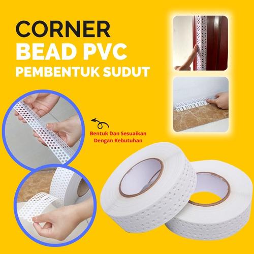Promo Sudutan Luar Tembok Gypsum Corner Bead Pembentuk Siku Dinding 40 ...