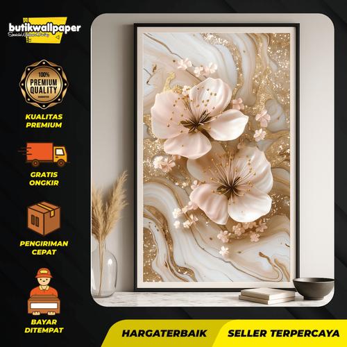 Jual Wallpaper Dinding Bunga 3D - List Wallpaper Membuat Tampilan ...