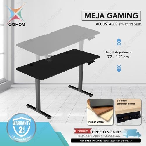 Promo Oxihom T1 [ Kaki Meja ] Meja Gaming Meja Computer Naik Turun ...