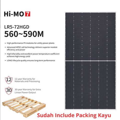 Jual Panel Surya LONGi 580Wp Mono HPBC Halfcut Solar Module Include ...