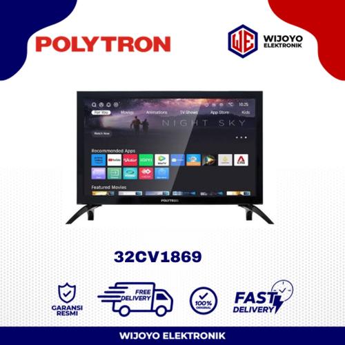 Jual TV POLYTRON LED SmartTV 32CV / 32MV1859 32 Inch Easy Smart Digital ...