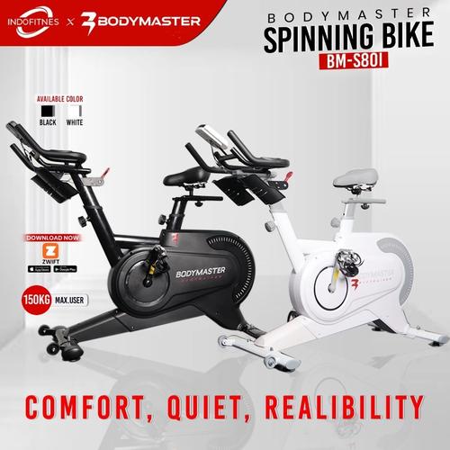 Promo BODYMASTER Spinning Bike S80i Smart Maxtrainer, sepeda statis cardio alat fitness Cicil 0% ...