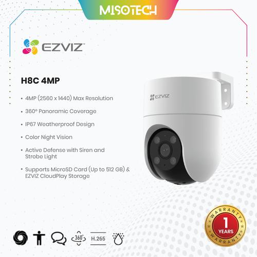 Promo Ezviz H8C 4MP 2K+ Wireless Camera CCTV IP Pan-Tilt Outdoor WiFi ...