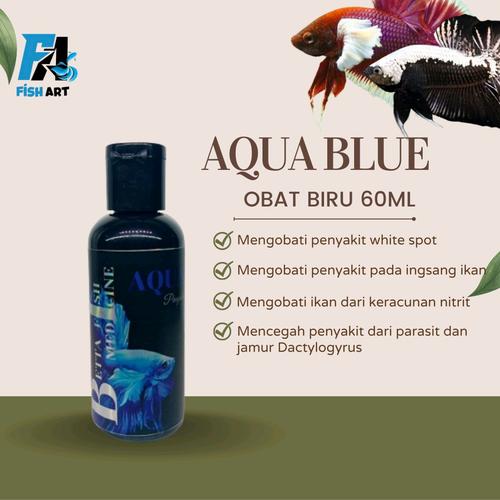 Promo OBAT BIRU AQUA BLUE 60ml | UNTUK PENGOBATAN DAN PENCEGAHAN IKAN ...