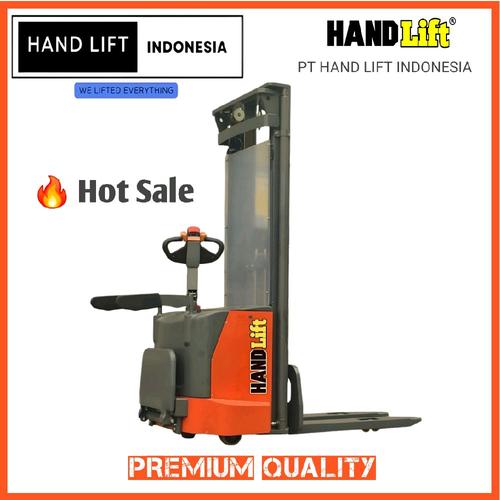 Jual Full Electric Stacker Heavy Duty 2 Ton 4.5 Meter - Merk Hand Lift ...