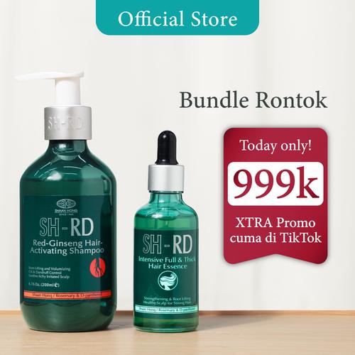 Promo SHRD Bundle | Paket Rambut Rontok dan Patah | Red Ginseng Shampoo ...