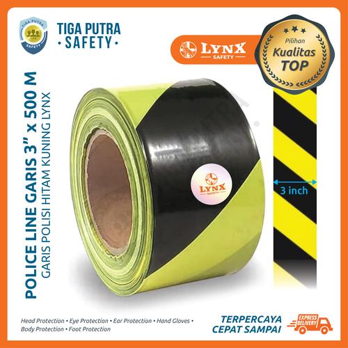 Jual Garis Polisi / Police Line Tanpa Lem / Barricade Line Kuning Hitam ...
