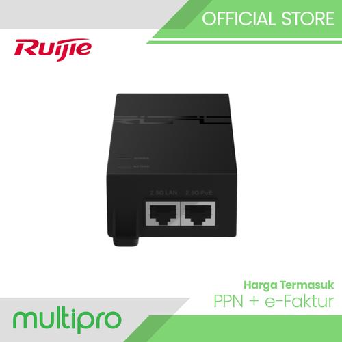 Jual Ruijie RG-POE-50-60W-MG 1-Port PoE Injector (2500Base-T, 50 V, 60 ...