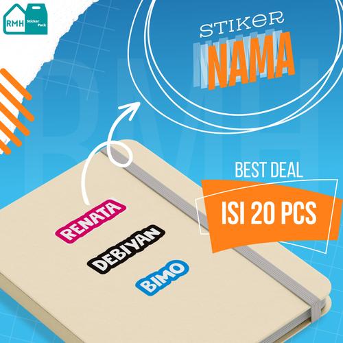 Jual Stiker Nama Anak | Label Nama | Stiker Sekolah | Stiker Buku ...