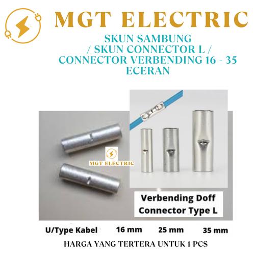 Jual Skun Sambung / Skun Connector L / Connector Verbending 16 - 35 ...