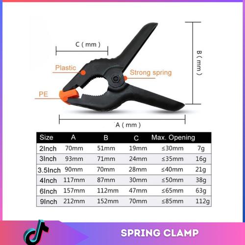 Jual Spring Clamp Alat Penjepit Kayu Multiplek Pegas Klem Catok Kayu ...