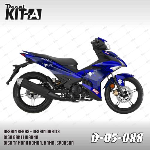 Jual Decal MX King full body custom design motif RACING AKSEN HARIMAU ...