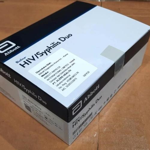 Jual Alat Test HIV/Syphilis Duo SD Bioline Abbott isi 25T - Box (25 PCS ...