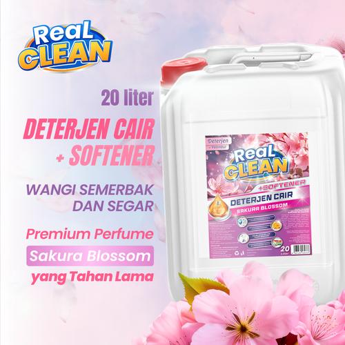 Promo Real Clean Deterjen Cair Laundry Antibacterial 20 Liter ...