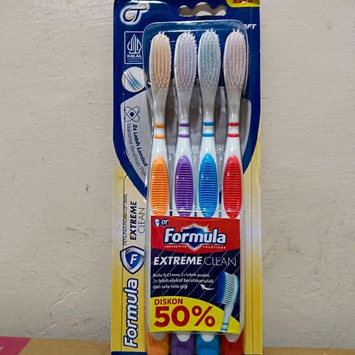 Jual FORMULA SIKAT GIGI EXTREME CLEAN ISI 4 PCS - Jakarta Barat ...