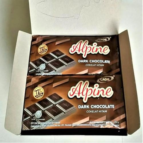 Jual Lagie Alpine Dark Chocolate (Box) 12 pcs - Jakarta Barat - Snack ...