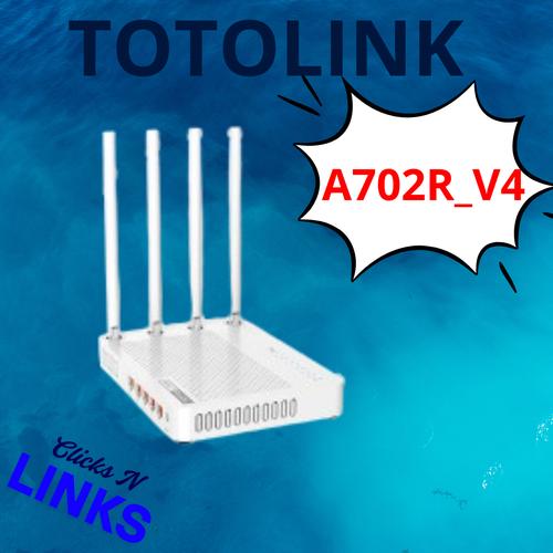 Jual ToTolink A702R V4 Wireless Dual Band Router Supports DHCP, Static ...