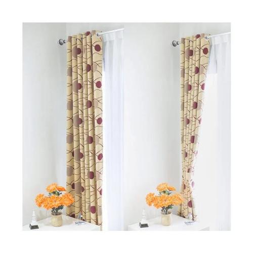 Jual Gorden Minimalis Acacia Polkadot Besar Abu Coklat 150cm x 200cm ...