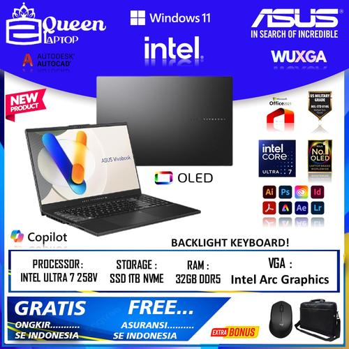 Jual Asus Vivobook S14 OLED S5406SA Intel Core Ultra 7 258V RAM 32GB DDR5 1TB SSD 14 WUXGA OLED ...