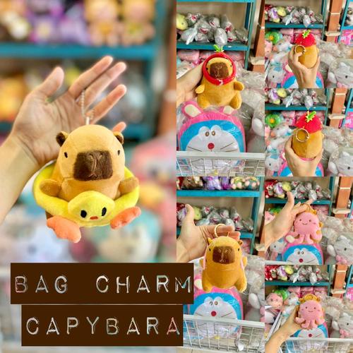 Jual CHARM GANTUNGAN BANDUL TAS KUNCI KARAKTER HEWAN CAPYBARA LABUBU ...