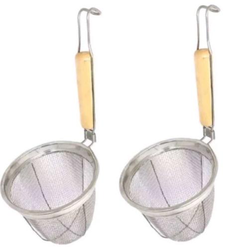 Jual saringan mie kocok stainless premium tebal / saringan ayam ramen ...
