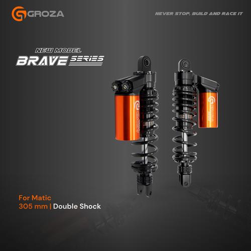 Jual GROZA - BRAVE SERIES 305MM Double Shock | Shockbreaker Tabung Atas ...