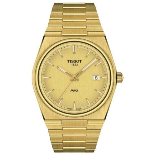 Promo Tissot PRX Super Player Series 40MM Quartz Gold Dial Jam tangan ...
