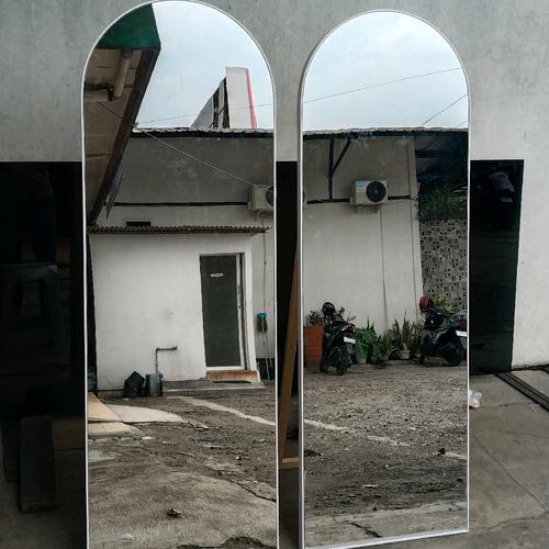 Jual STANDING MIRROR OVAL FULL BODY / KACA CERMIN /CERMIN AESTETHIC ...