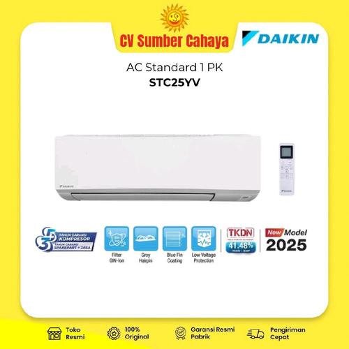 Jual Daikin AC 1 PK Standard 750W 1PK R32 Anti Korosi STC-25YV STC 25YV ...
