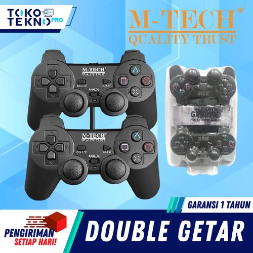 Promo 【BISA GETAR】Gamepad Single Getar / Double Getar Joystick PS Mtech ...