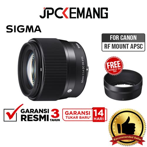 Promo Sigma 56mm f1.4 for Canon RF APSC DC DN Contemporary Lens Sigma ...