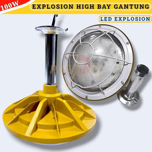 Promo Lampu gantung anti ledak Explosion proof 100Watt cahaya putih ...