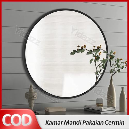Promo Nordic Sederhana Bulat 30/40/50/60cm Cermin Kamar Mandi Cermin ...