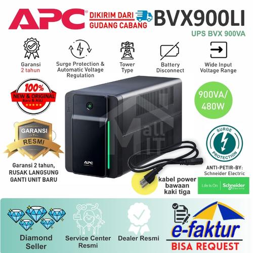 Promo UPS APC BVX900 BVG900 900VA 900 480W BVX 900 BVG 900 BVX-900 BVG ...
