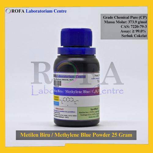 Jual Metilen Biru / Methylene Blue Powder / Metilen Blue CP 25 Gram ...