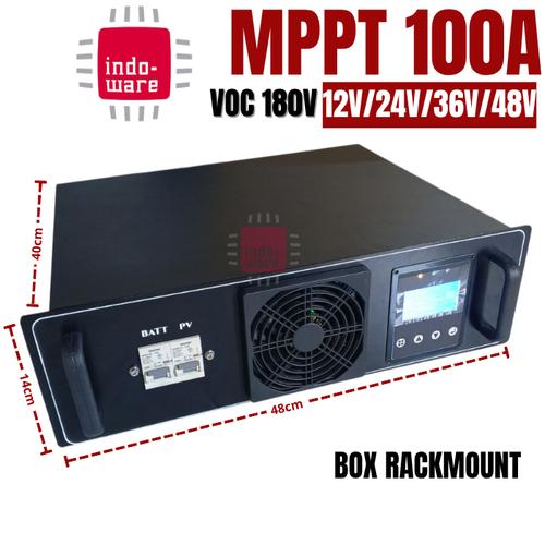 Jual Real MPPT rating 100a 100 amper rack mount mppt solar charging ...