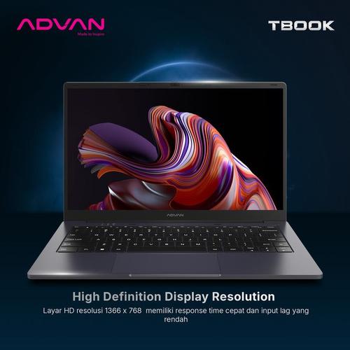 Promo LAPTOP ADVAN TBOOK 1405 - INTEL N100 8GB 128GB 14HD DARK GREY ...