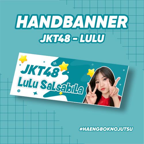 Promo KARTU HAND BANNER JKT48 OCEAN 1SISI (HARGA 1 PCS + LAMINASI 2 ...