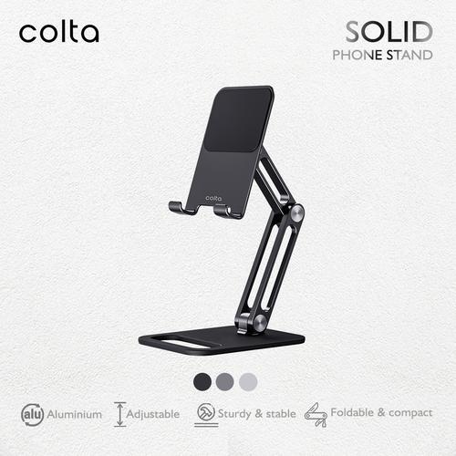 Promo Colta Solid Phone Stand /Tablet Holder Aluminium Tab Bracket HP - Matte Black - Kota ...