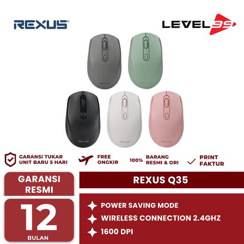 Jual Mouse Rexus Q35 dual fungsi bluetooth dan wireless dongle Original ...